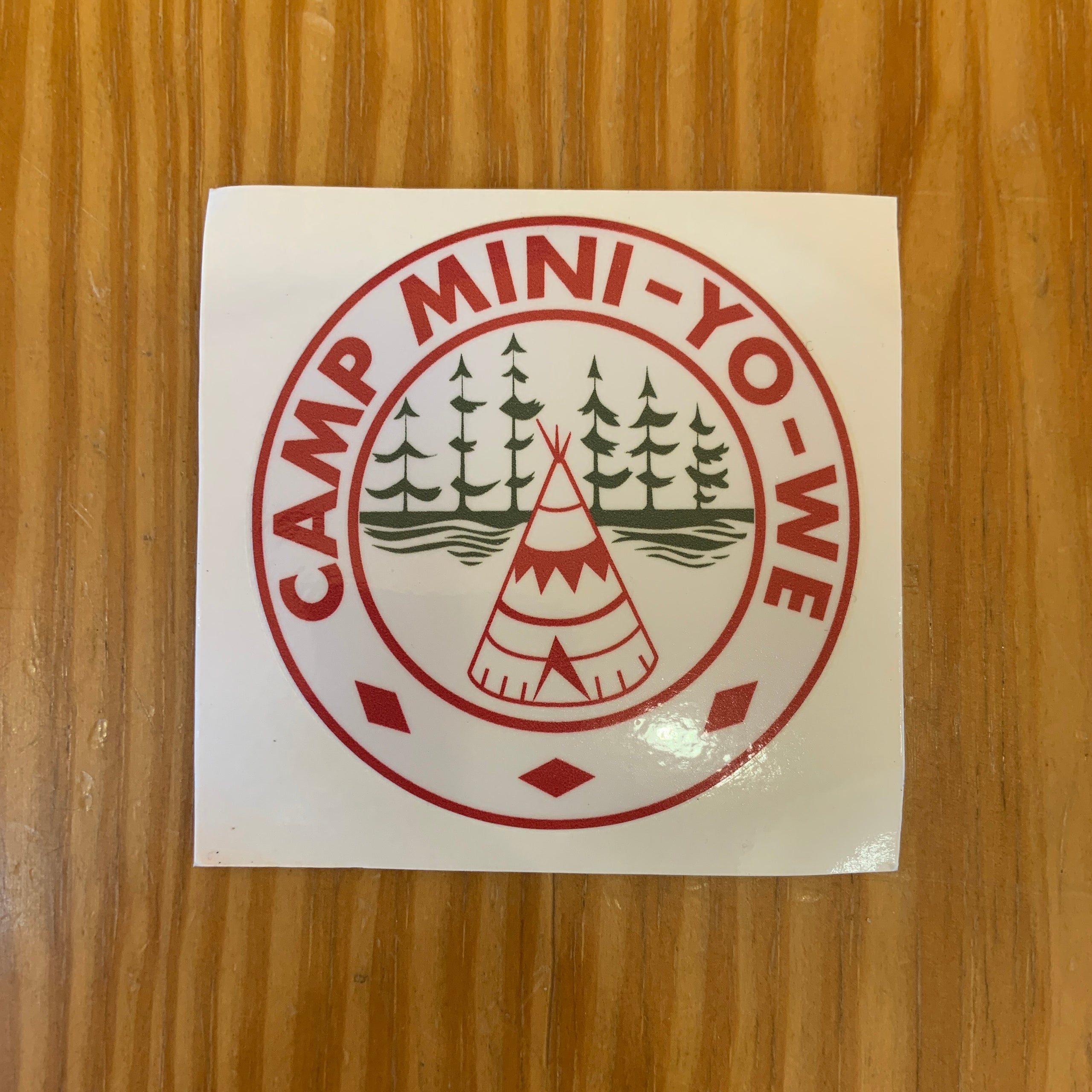 Stickers - Logo (3") | Camp Mini-Yo-We Tuck Shop